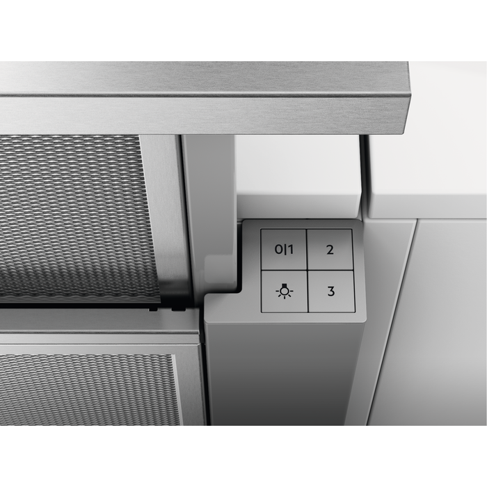 Abluft Umluft Flachschirmhaube A 55 cm Grau Einbau-Hauben | Electrolux