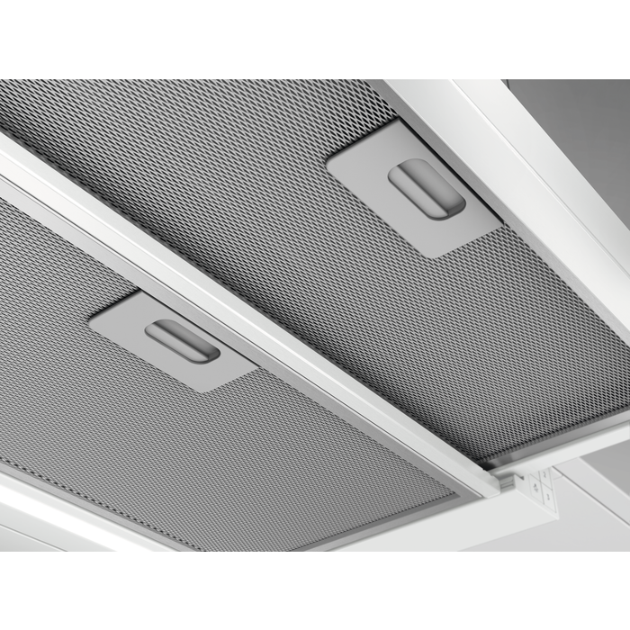Abluft Umluft Flachschirmhaube A 55 cm Weiss Einbau-Hauben | Electrolux